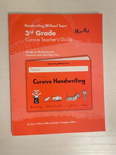 Handwriting Without Tears 3rd Grade Cursive Teachers Guide | eBay