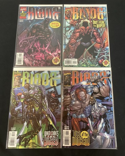 Blade Vampire Hunter (vol.2) #1-4 Comic Lot, Marvel, 1st App Saracen ...