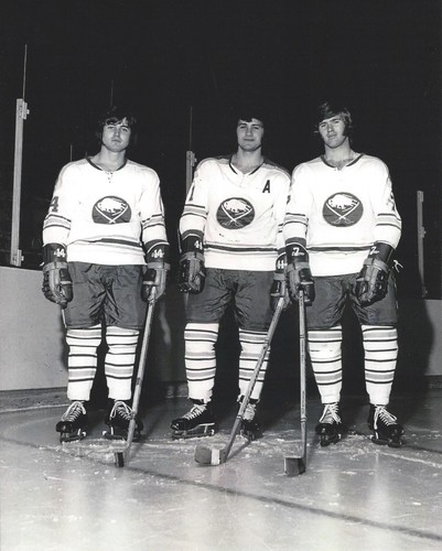 THE FRENCH CONNECTION 8X10 PHOTO BUFFALO SABRES PERREAULT ROBERT MARTIN ...