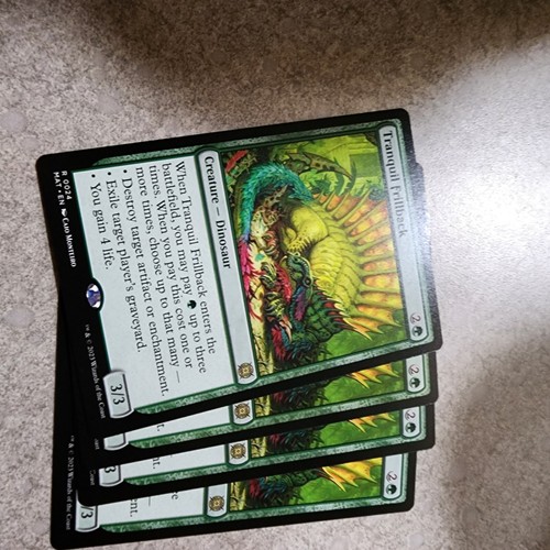 TRANQUIL FRILLBACK X4 March Of The Machine: The Aftermath Magic MTG X4 ...