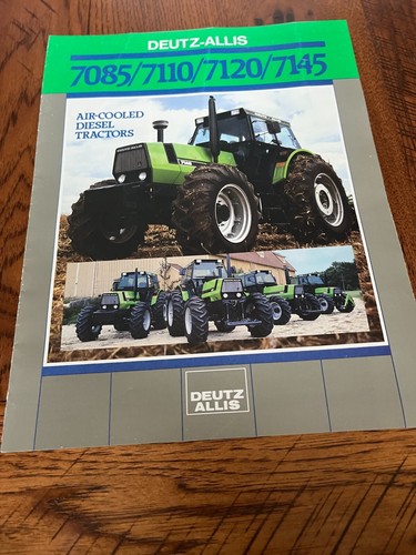 Deutz Allis 7085 7110 7120 7145 Tractor Brochure FCCA | eBay