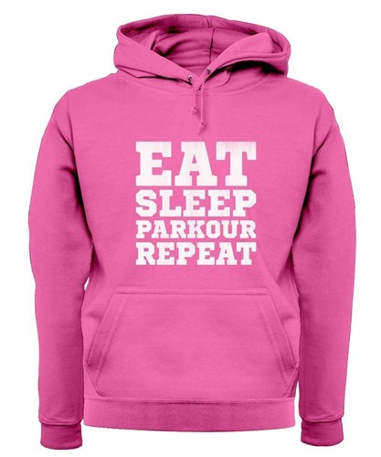 Eat Sleep Parkour Repeat - Adult Sweatshirt/Jumper - Free Running ...