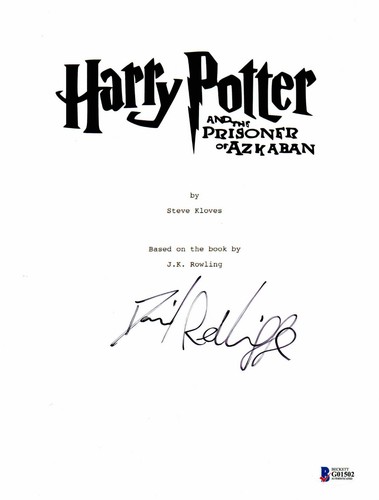 DANIEL RADCLIFFE SIGNED AUTOGRAPHED HARRY POTTER MOVIE SCRIPT BECKETT ...