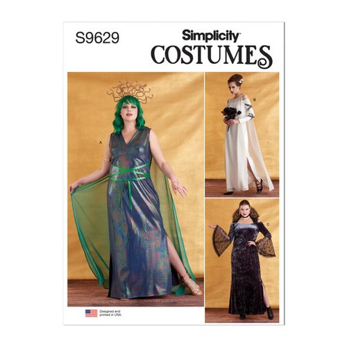Uncut Simplicity Pattern 9627/R11610 Misses and Womens Costumes | eBay