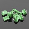 10Pcs 2.54mm 0.1" Universal 10 Pin 10 Poles PCB Screw Terminal Block ...