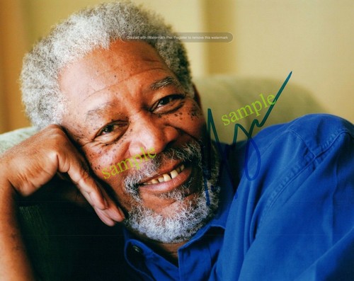 MORGAN FREEMAN #1 REPRINT 8X10 PHOTO SIGNED AUTOGRAPHED PICTURE MAN ...