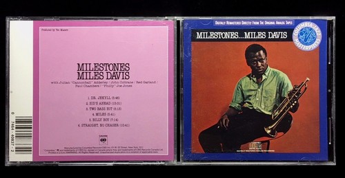 MILES DAVIS MILESTONES COLUMBIA JAZZ MASTERPIECES AUDIO DISC MUSIC CD ...