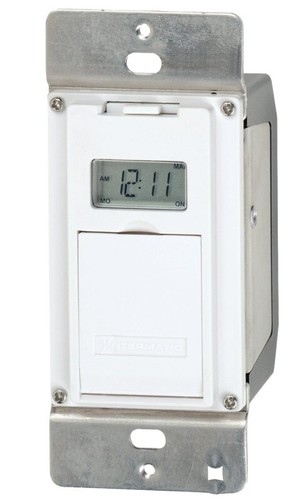 Intermatic EI500 EI500WC Electronic In Wall Timer, 15 A, 1 min Cycles ...