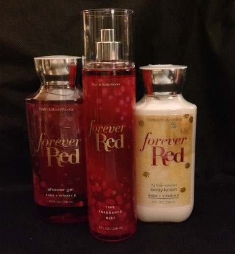 Bath & Body Works Forever Red Fragrance Mist Spray Lotion Shower Gel ...