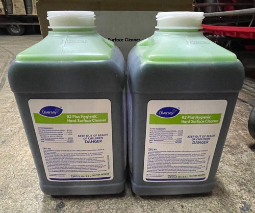 (2 x 2.5 L) Diversey 101102271 R2 Plus Hygienic Hard Surface Cleaner | eBay