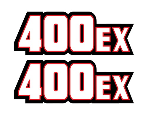 400EX Rear Fender Graphics Decals Stickers 400 ex ATV Quad 440 Custom ...