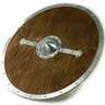 Round ANUBIS SHIELD - sca/larp/stargate/egyptian/wood/steel/leather ...