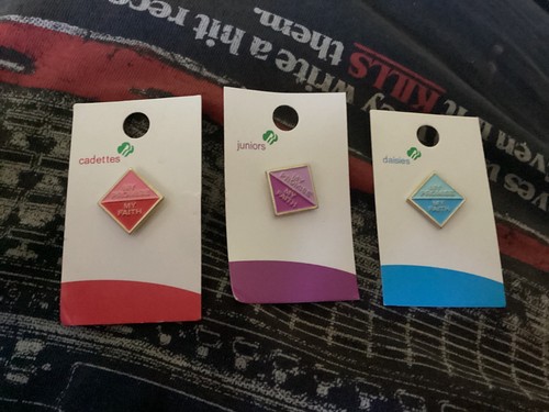 Girl Scout Cadette My Promise My Faith Pin Bundle | eBay