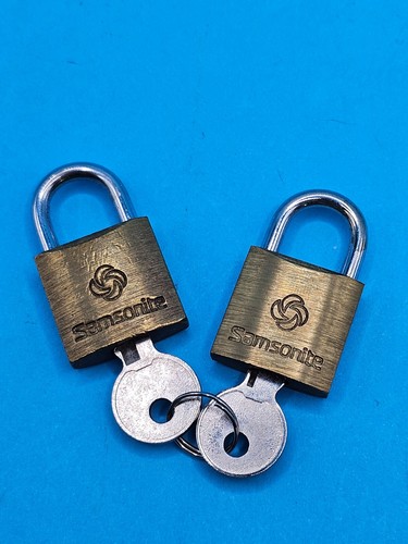 Samsonite Luggage Lock Set of Solid Brass Bag Protection Locks | eBay