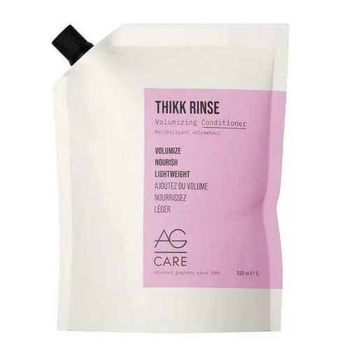 AG Care Thikk Rinse Volumizing Conditioner 33.8 oz Refill Pouch ...
