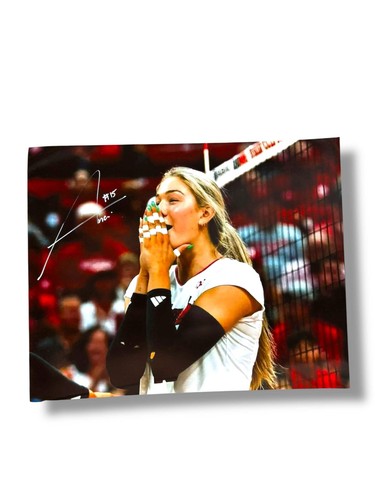 Andi Jackson #15 Nebraska Cornhusker Volleyball Signed 8x10 | eBay