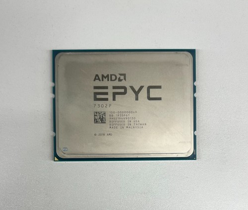 100-000000049 AMD EPYC 7302P 3.3GHZ 16-CORE 128MB 155W CPU PROCESSOR ...