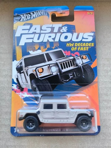 2024 Hot Wheels FAST AND FURIOUS HW DECADES OF FAST HUMMER H1 HNR88 5/5 ...