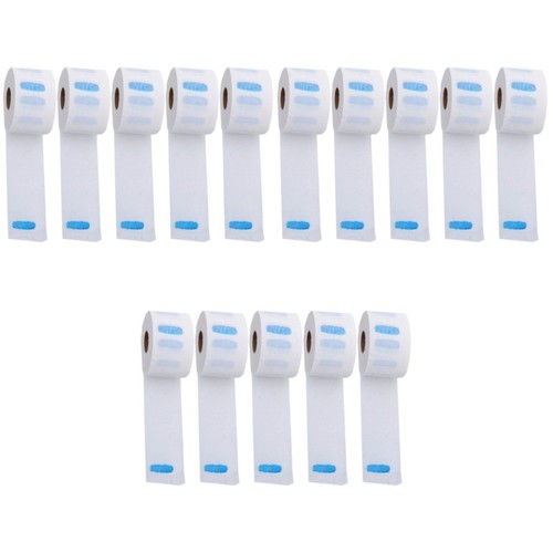 15 Rolls Disposable Neck Protector Hair Wrap Strips Dye Barber's Paper ...