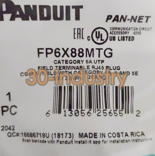 QTY:50 New For FP6X88MTG Termination Modular Plug 6A | eBay