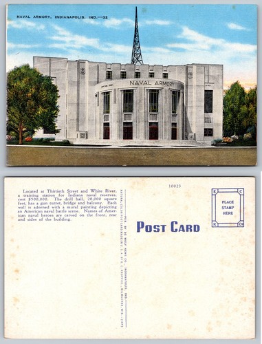 Naval Armory Indianapolis Indiana Postcard | eBay