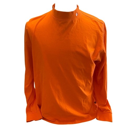 Clemson Tiger Paw Callaway Golf Orange Mock Neck Long Sleeve Shirt Men ...