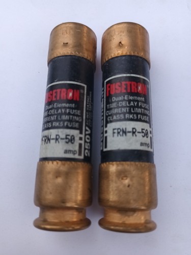 BUSS-FUSETRON FRN-R-50 250V FUSE Lot Of 2 *Tested* | eBay