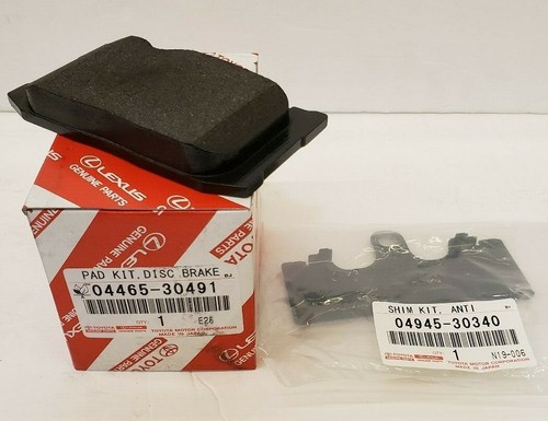LEXUS OEM FACTORY F-SPORT FRONT BRAKE PADS AND SHIM KIT 2015-2019 RC350 ...