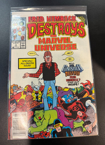 Marvel Comics Fred Hembeck Destroys the Marvel Universe #1 1994 One ...