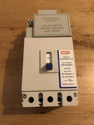 MEM Memshield 200 Amp Main Switch | Grelly UK