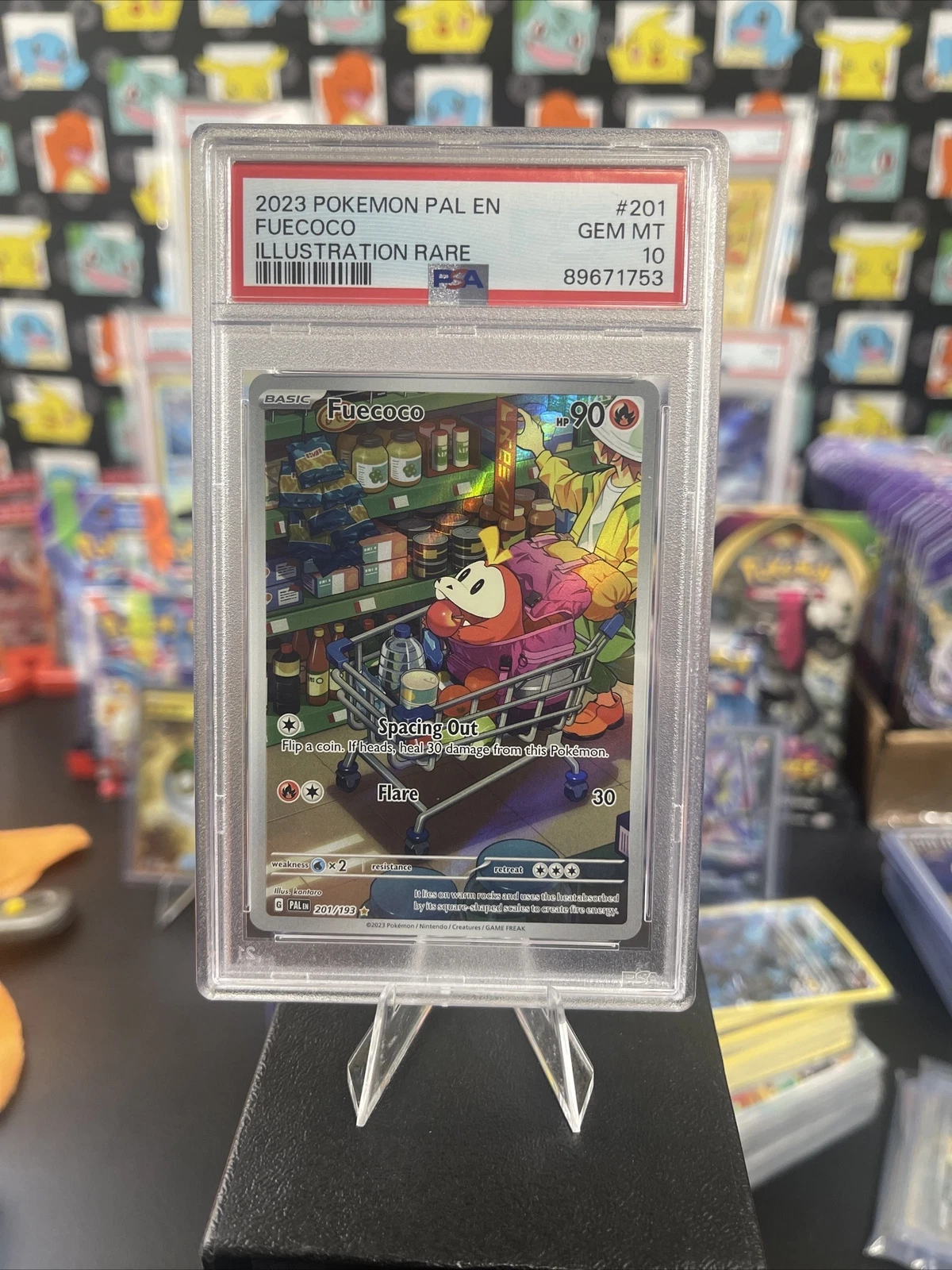 Fuecoco 2023 Scarlet & Violet: Paldea Evolved #201/193 Illustration ...