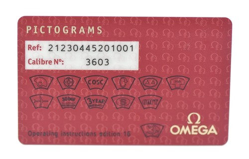 Omega Cal 3603 21230445201001 Pictogram | eBay