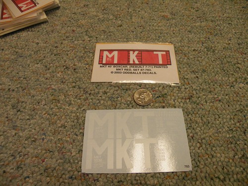 Oddballs decals HO MKT 40' box car painted market red K38 | eBay