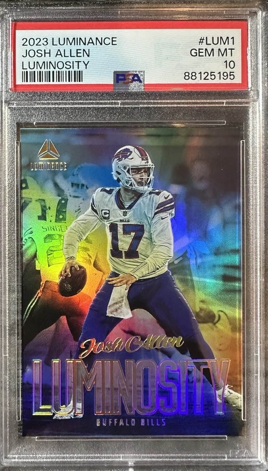 Josh Allen 2023 Luminance #LUM-1 Luminosity Price Guide - Sports Card ...