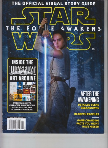STAR WARS THE FORCE AWAKENS MAGAZINE 2016 OFFICIAL VISUAL STORYGUIDE ...