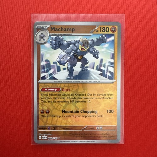 Machamp 068/165 Reverse Holo - Scarlet & Violet: 151 - Pokémon TCG - NM ...