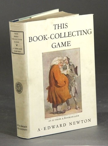 A EDWARD NEWTON / This book-collecting game 1928 Books on Books | eBay