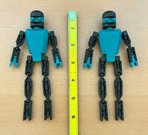 Lot of 2 K'nex Knex Building Toy Robots Action Figures Only | eBay