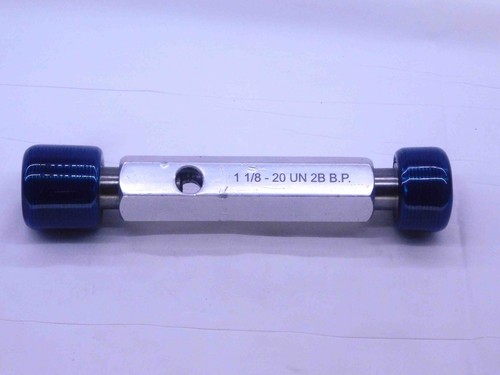 1 1/8 20 UN 2B BEFORE PLATE THREAD PLUG GAGE 1.125 GO NO GO PDS= 1.0949 ...