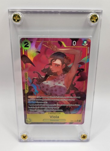 Viola EB01-052 Alternate Art Foil NM One Piece TCG Super Rare Card | eBay