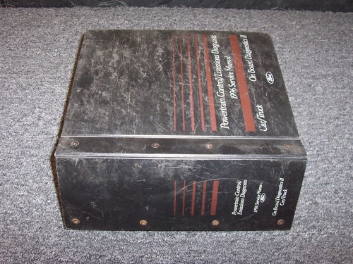 1996 Ford F250 F350 F450 Powertrain Control & Emissions Service Repair ...