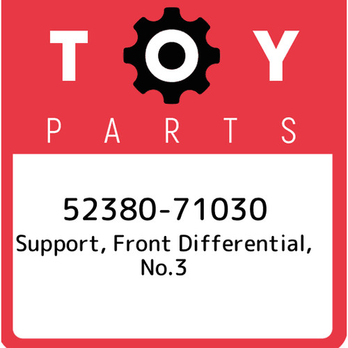 52380-71030 Toyota Support, front differential, no.3 5238071030, New ...