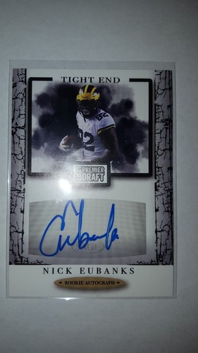2021 Sage Premier Draft Rookie Autographed Black Nick Eubanks #149 RC Auto | eBay