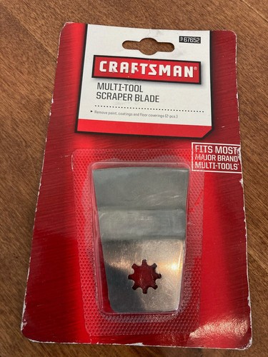 2 PACK, Genuine Craftsman 2" SCRAPER BLADE for PAINT COATINGS Multi ...