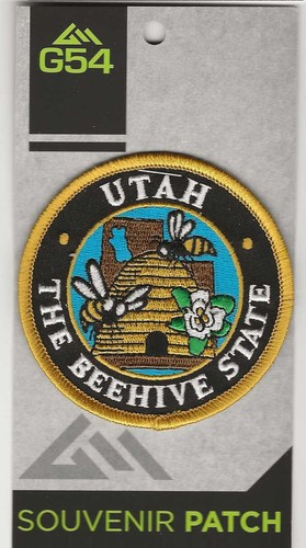 State of Utah Souvenir Patch The Beehive State | eBay