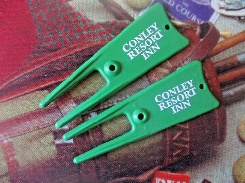 vtg lot - CONLEY RESORT INN & GOLF CLUB gc - 2 Divot Repair Tools ...