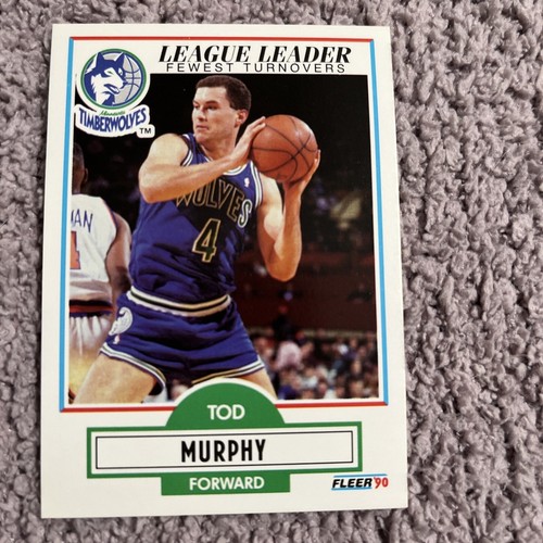 1990 Fleer #115 Tod Murphy Minnesota Timberwolves Basketball Card | eBay