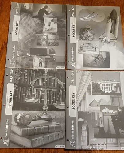 School Of Tomorrow ACE Paces Score Keys: Social Studies 1037-1048 | eBay