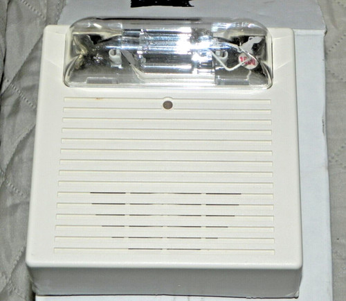 Wheelock AS-2415C Fire Alarm Horn Strobe - With Mounting Bracket ...