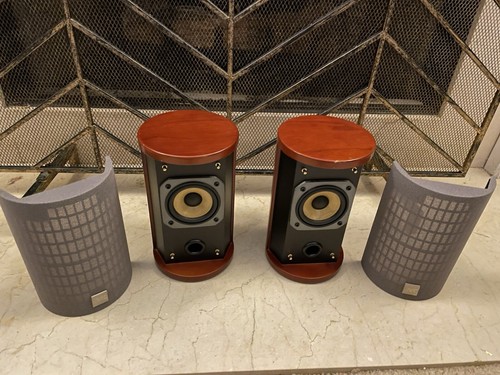 JVC - FS SD7 Bookshelf Speakers Cherrywood Finish. | eBay